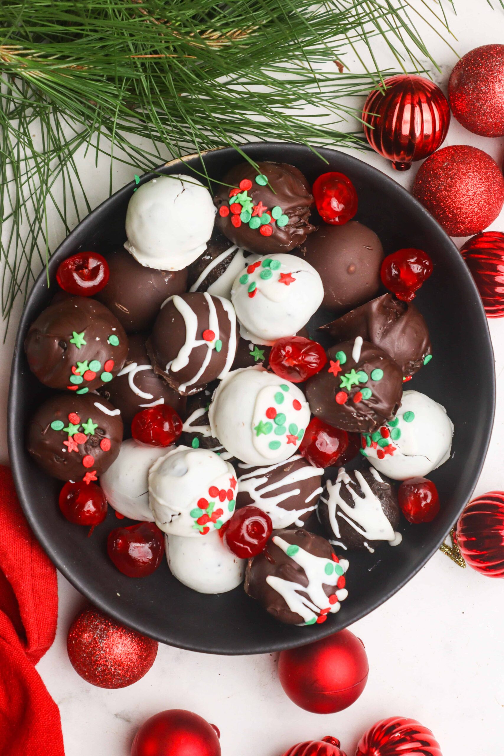 Easy Christmas Oreo Balls - About a Mom