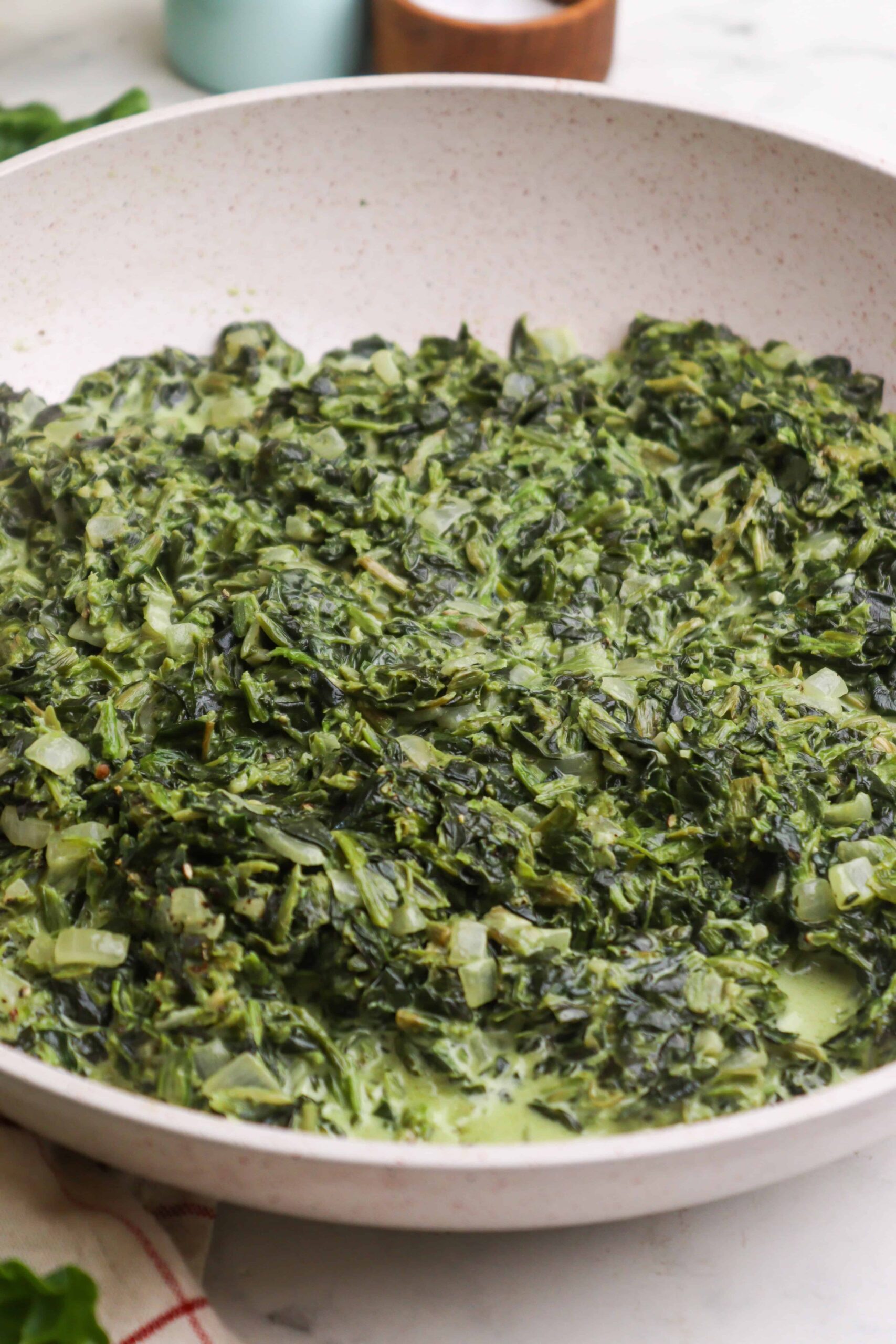 Easy Creamed Spinach Recipe - About a Mom