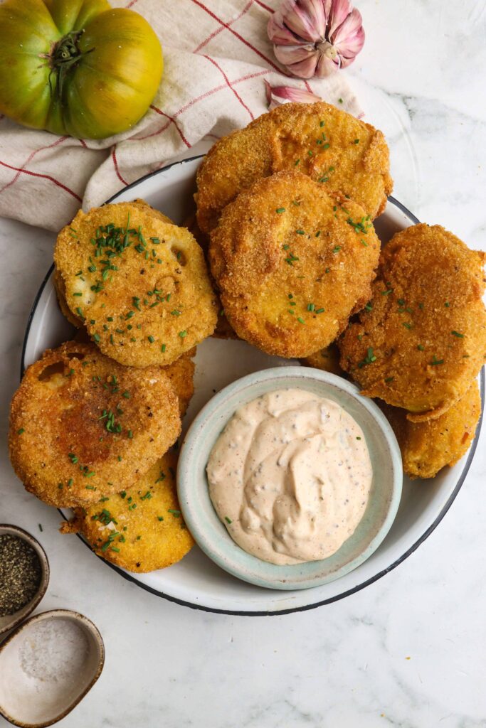 The Best Fried Green Tomatoes Recipe - About a Mom