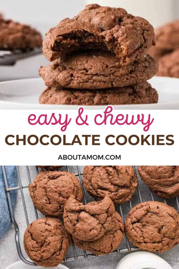 Chewy Chocolate Cookies - About a Mom