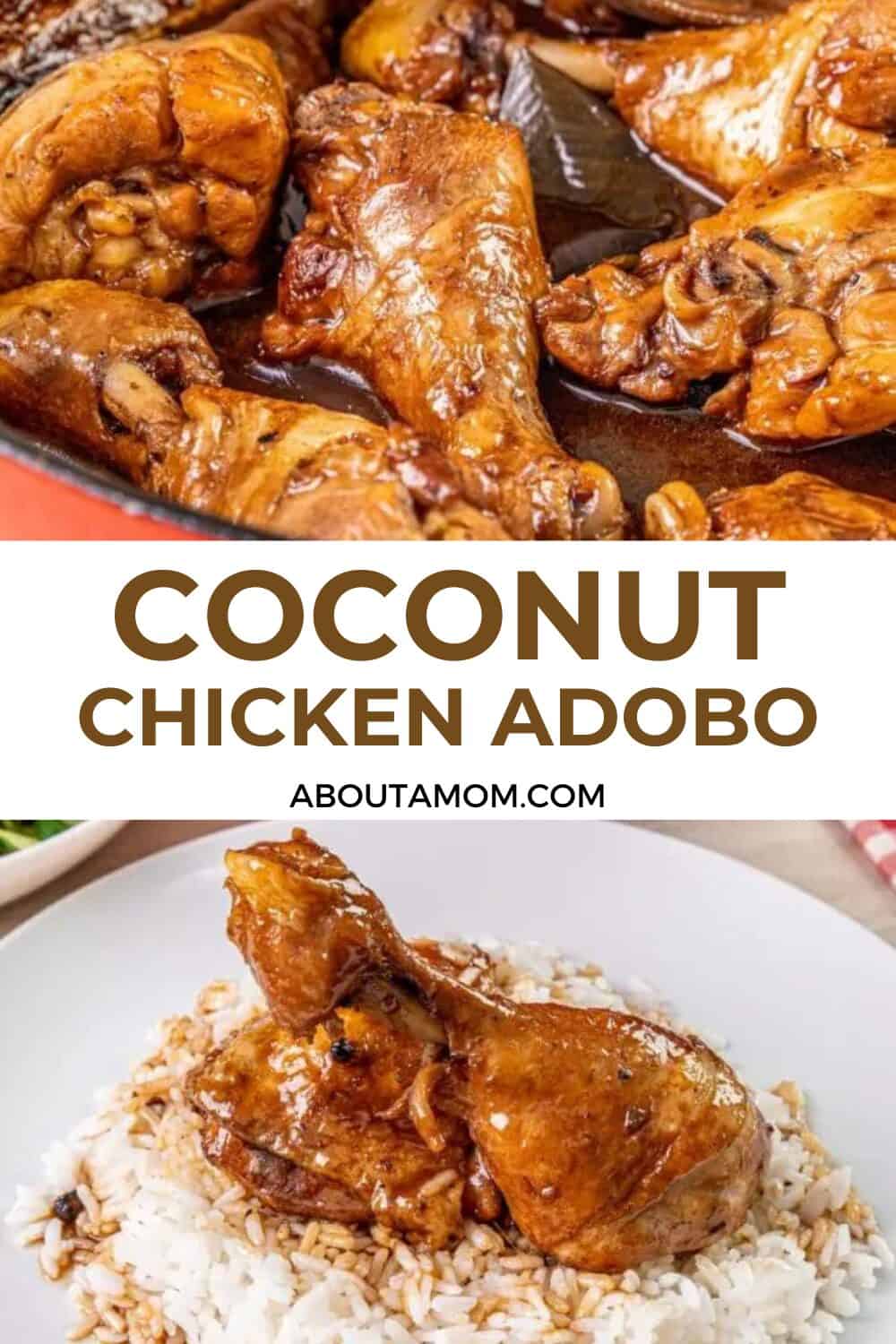 Coconut Chicken Adobo - About a Mom