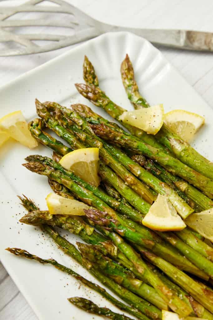 Air Fryer Asparagus - About a Mom