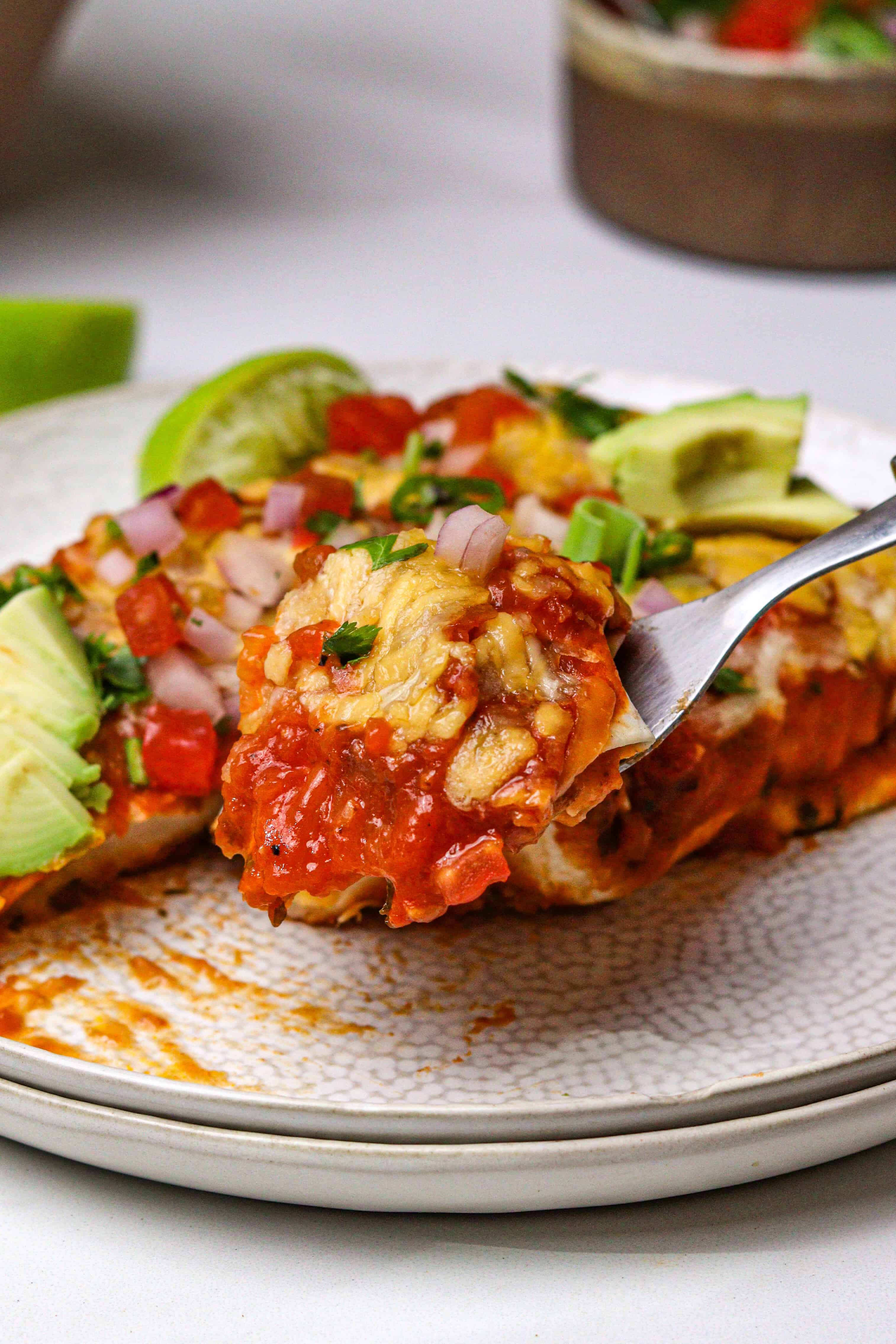 Instant Pot Chicken Enchiladas - About a Mom