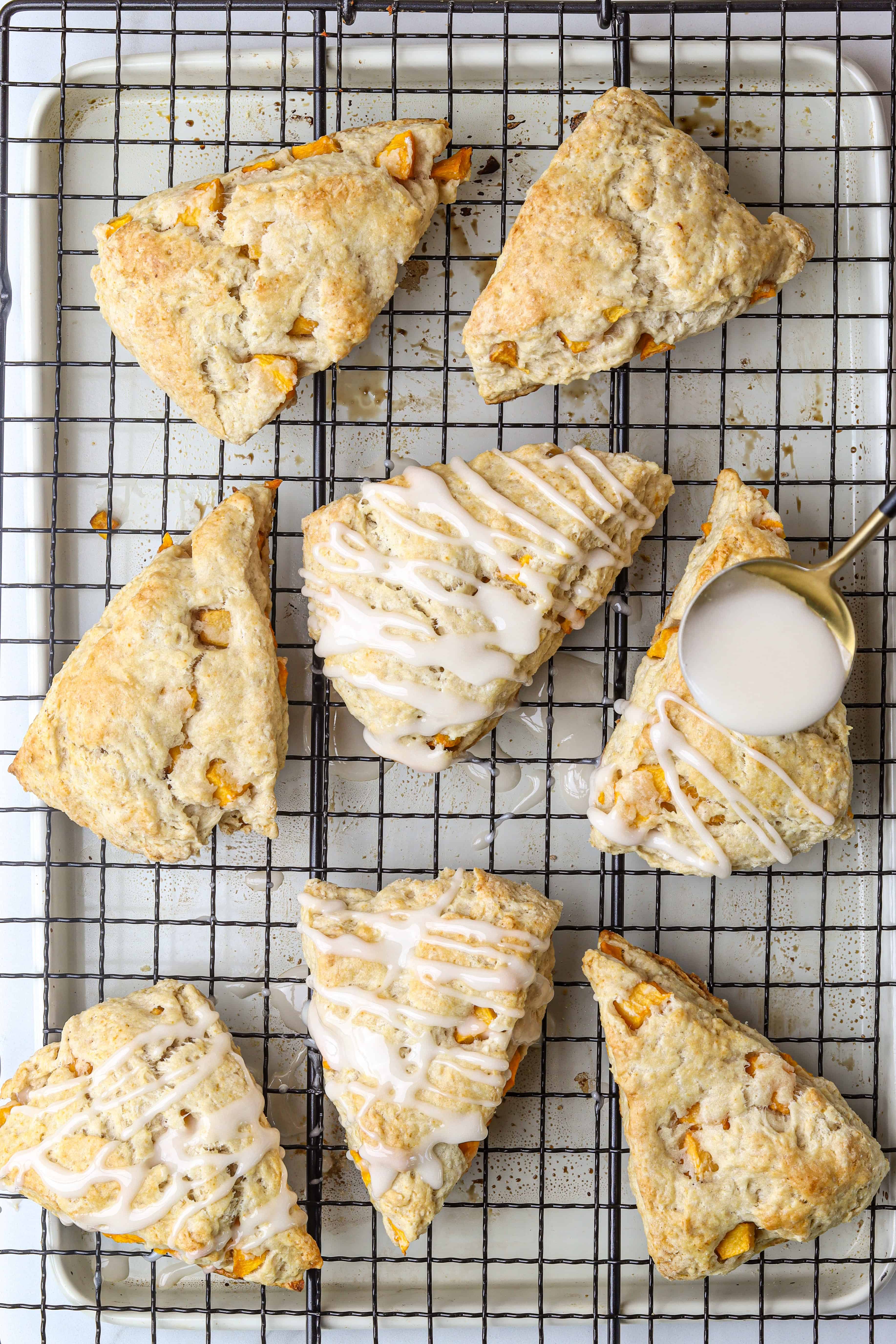 Peach Scones - About a Mom