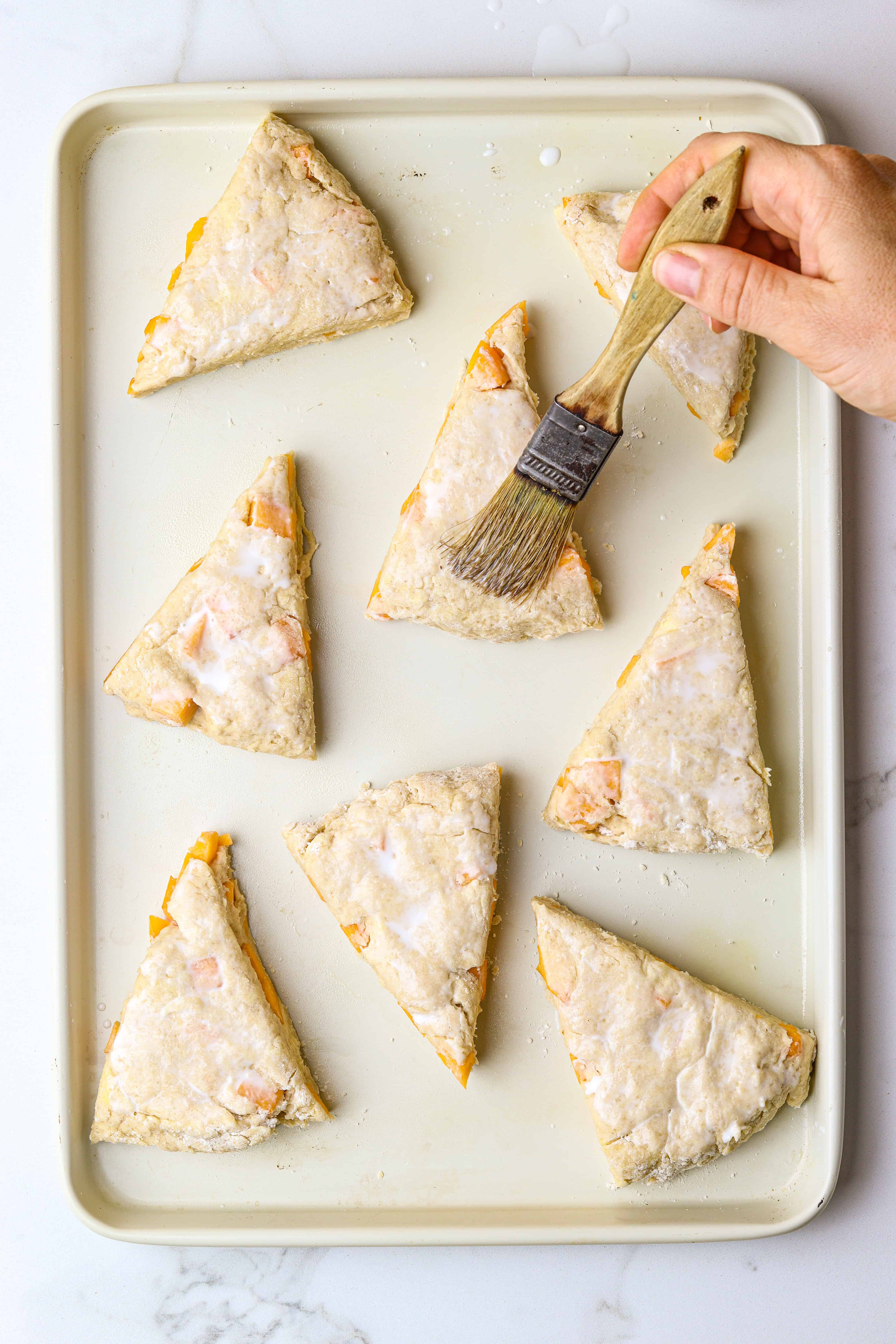 Peach Scones - About a Mom