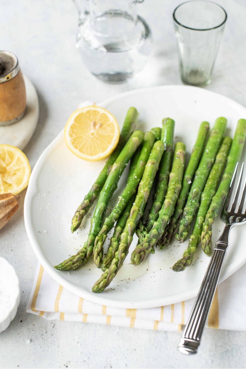 Steamed Asparagus Recipe - About a Mom