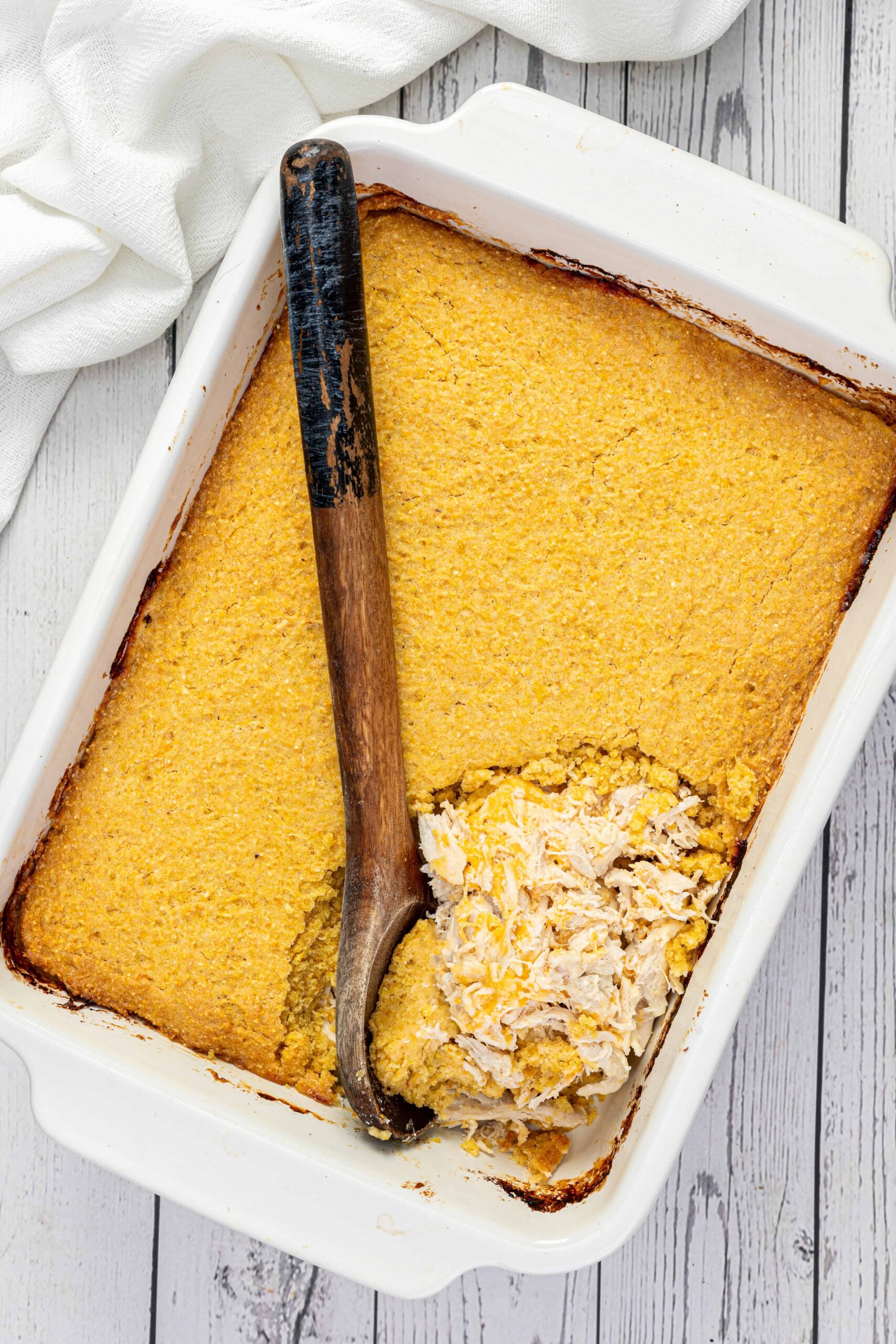 Chicken Cornbread Casserole - About a Mom