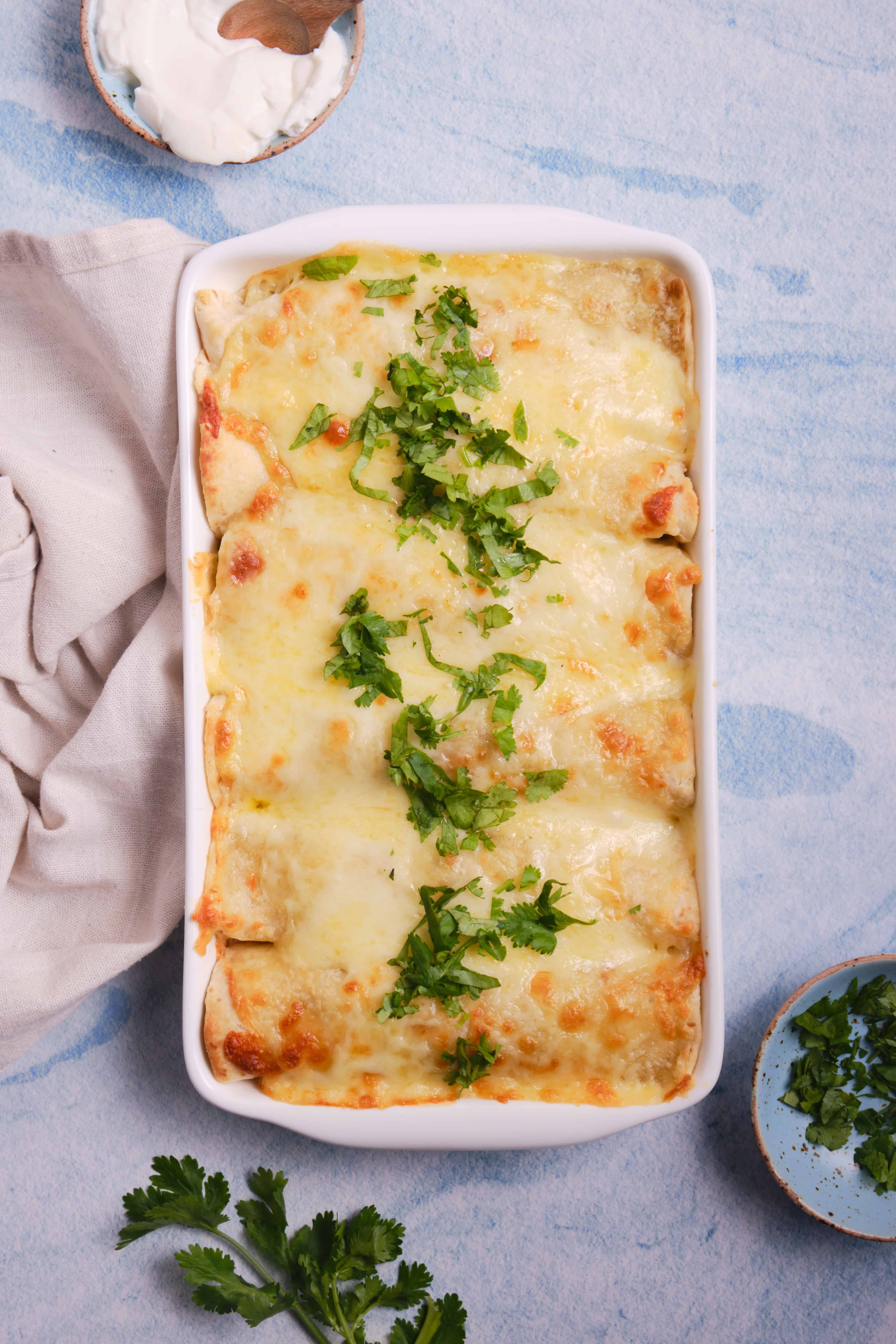 Chicken Enchiladas Recipe - About a Mom