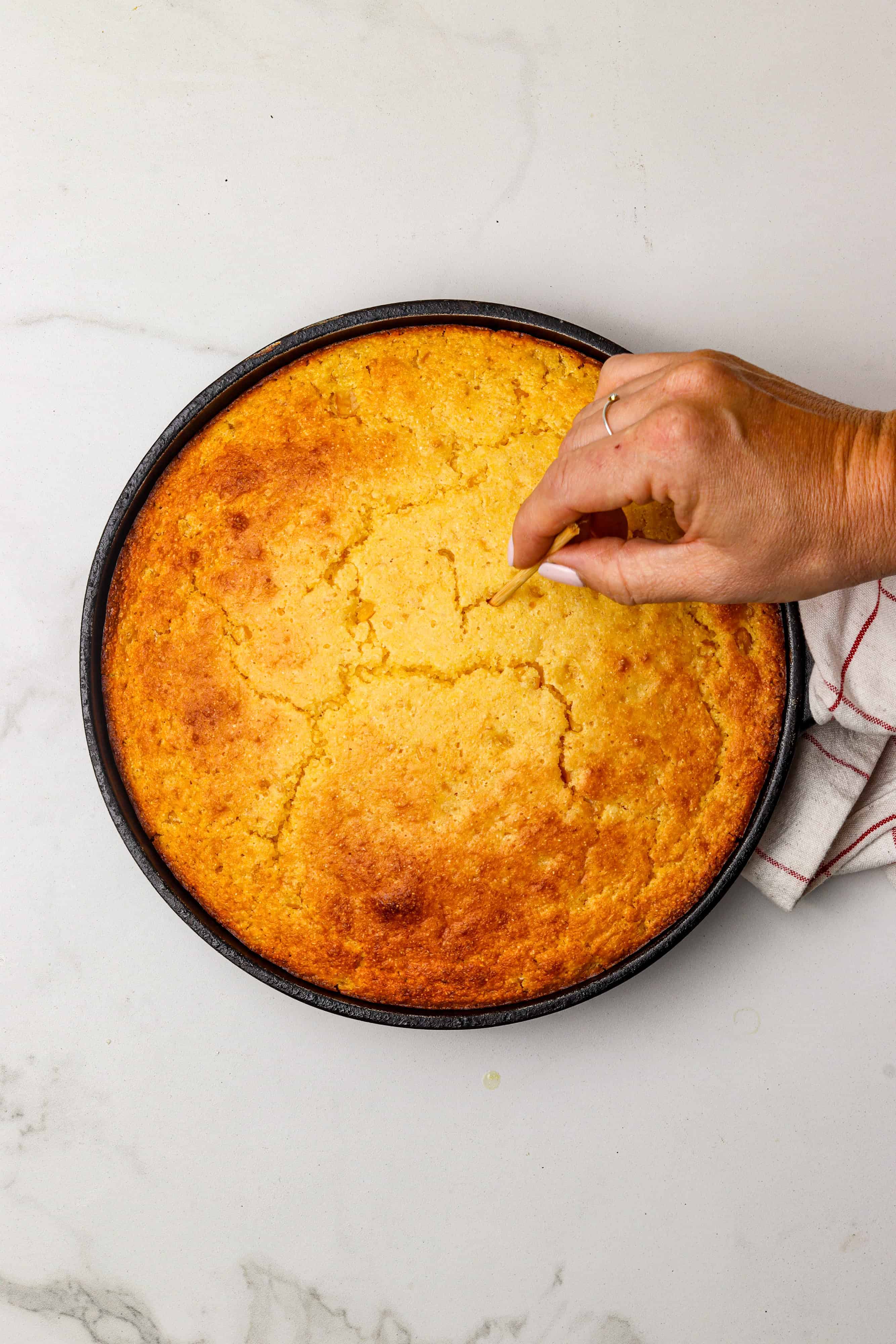 Cornbread with Creamed Corn - About a Mom