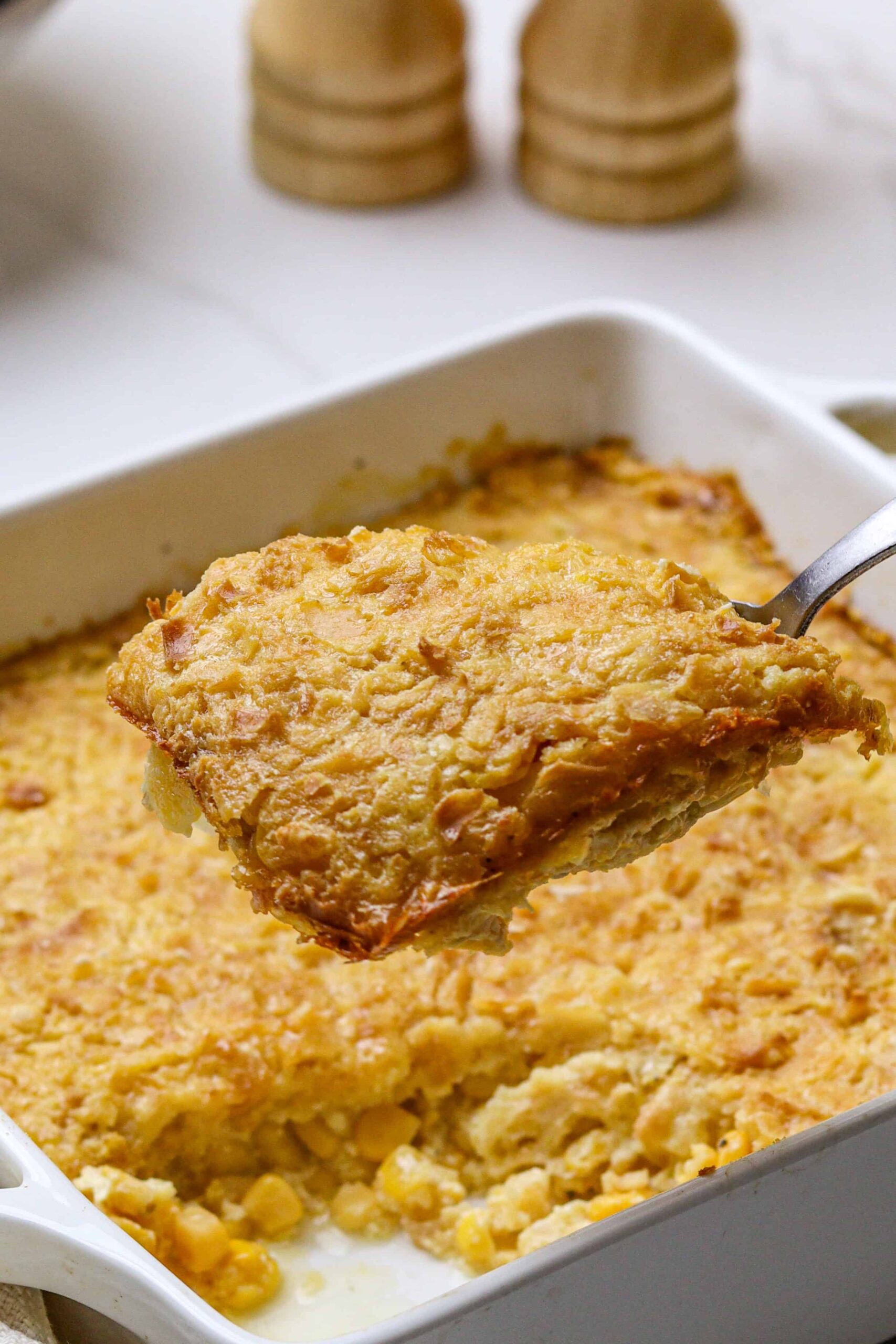 Scalloped Corn - About a Mom