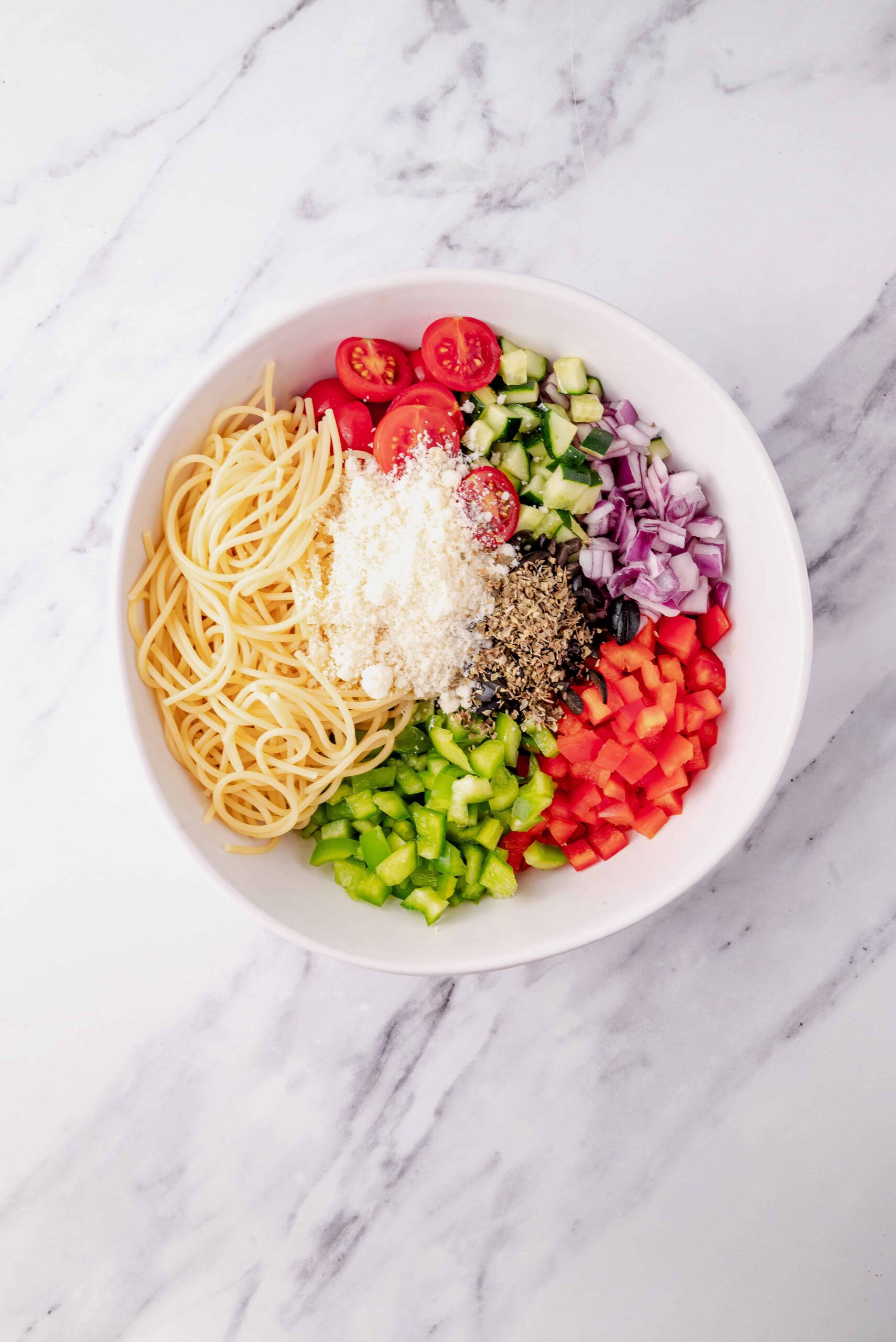 Spaghetti Salad - About a Mom