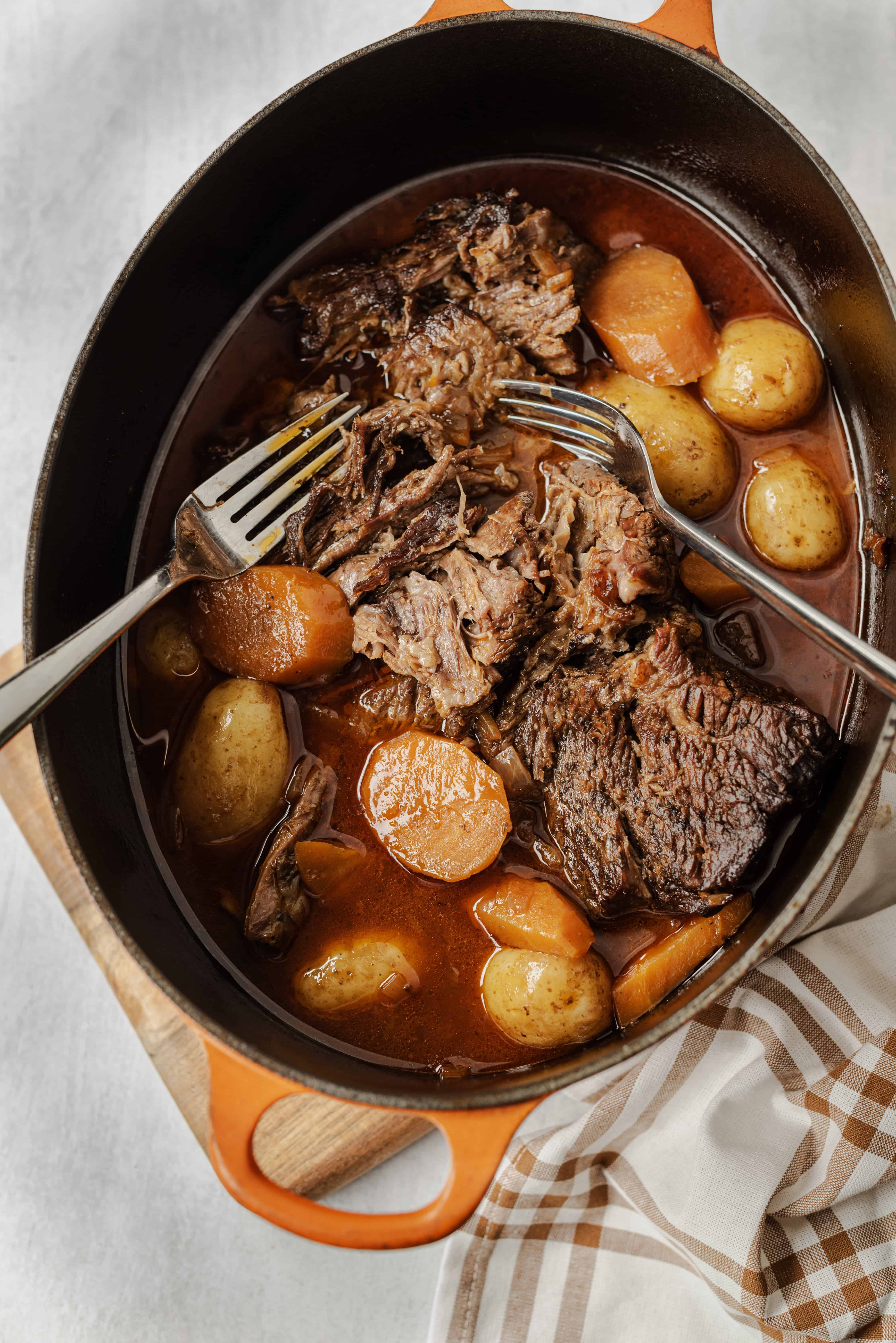 Dutch Oven Pot Roast - About a Mom