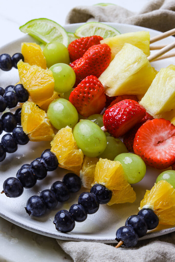 Fruit Skewers - About a Mom