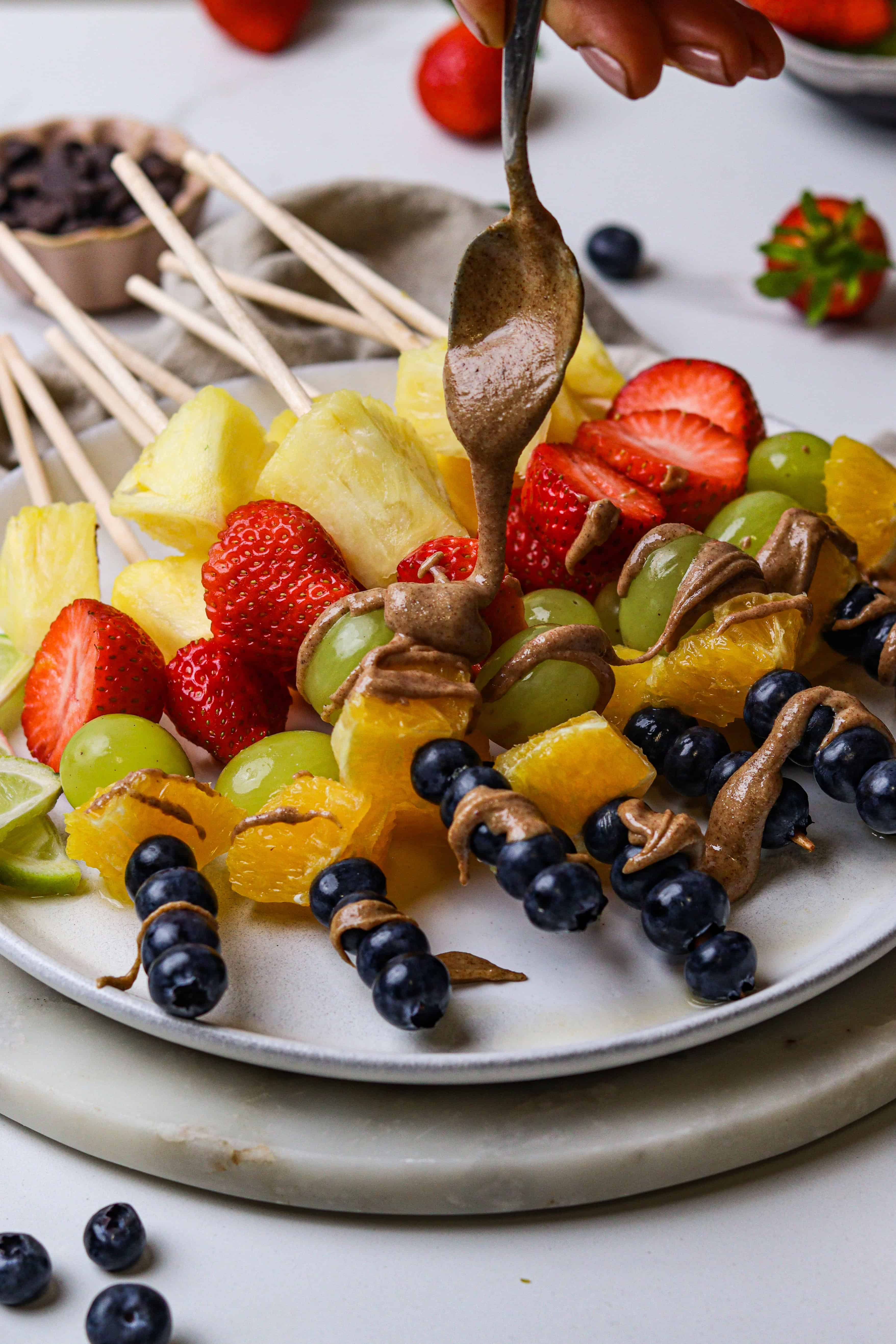 Fruit Skewers - About a Mom