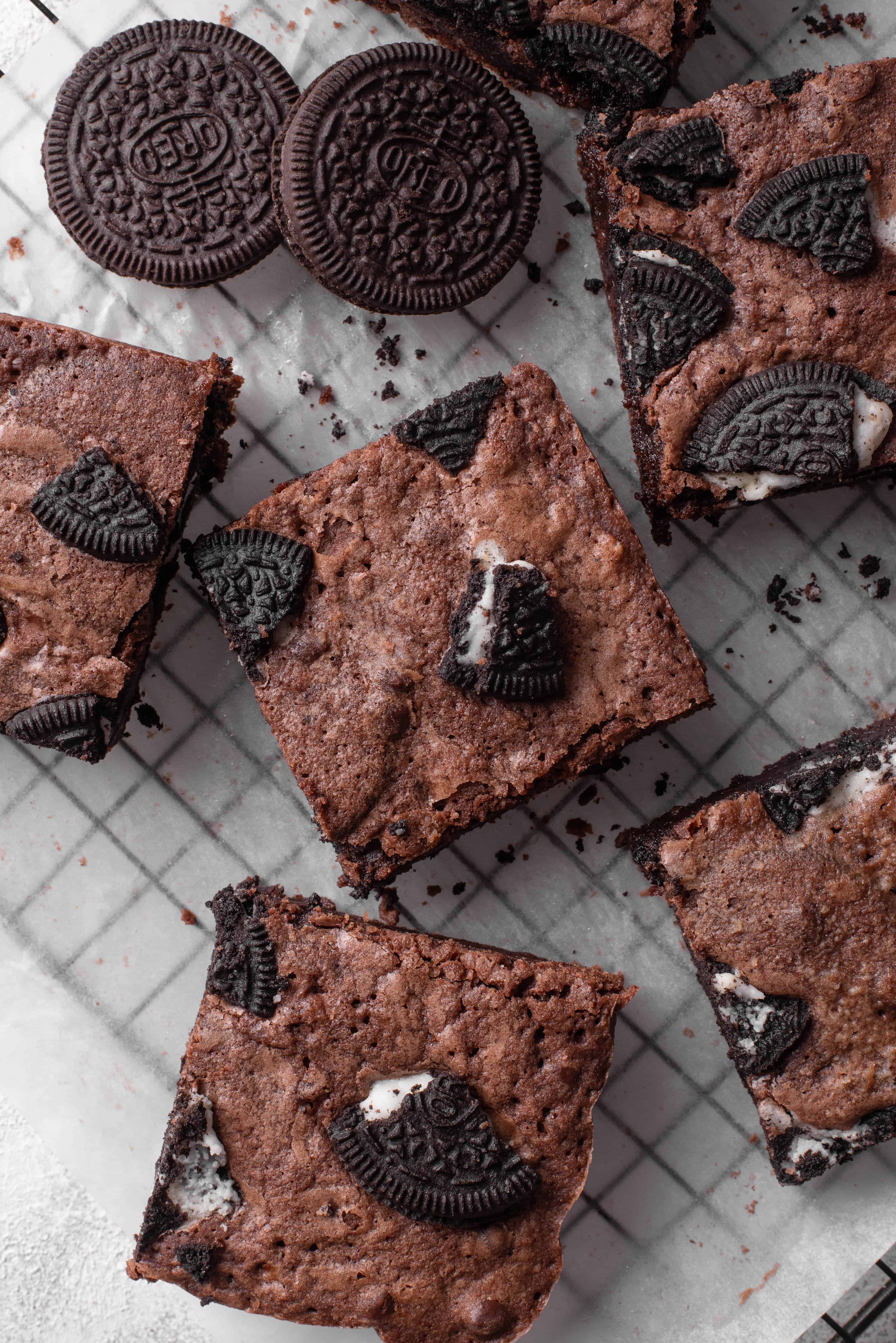 Oreo Brownies - About a Mom