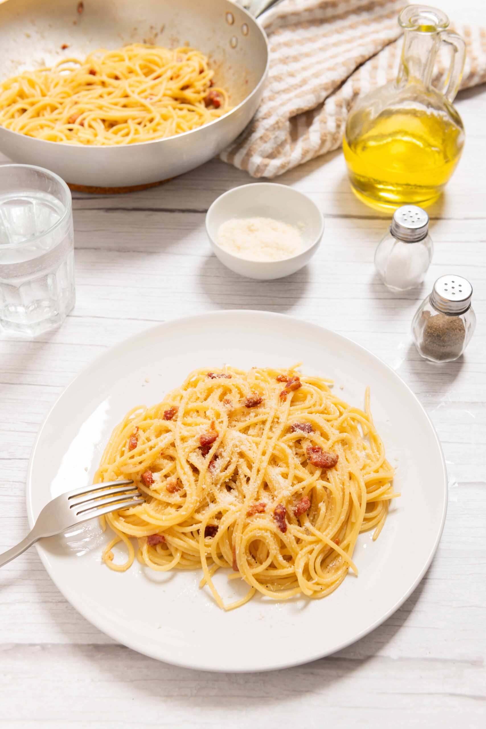 Pancetta Pasta - About a Mom