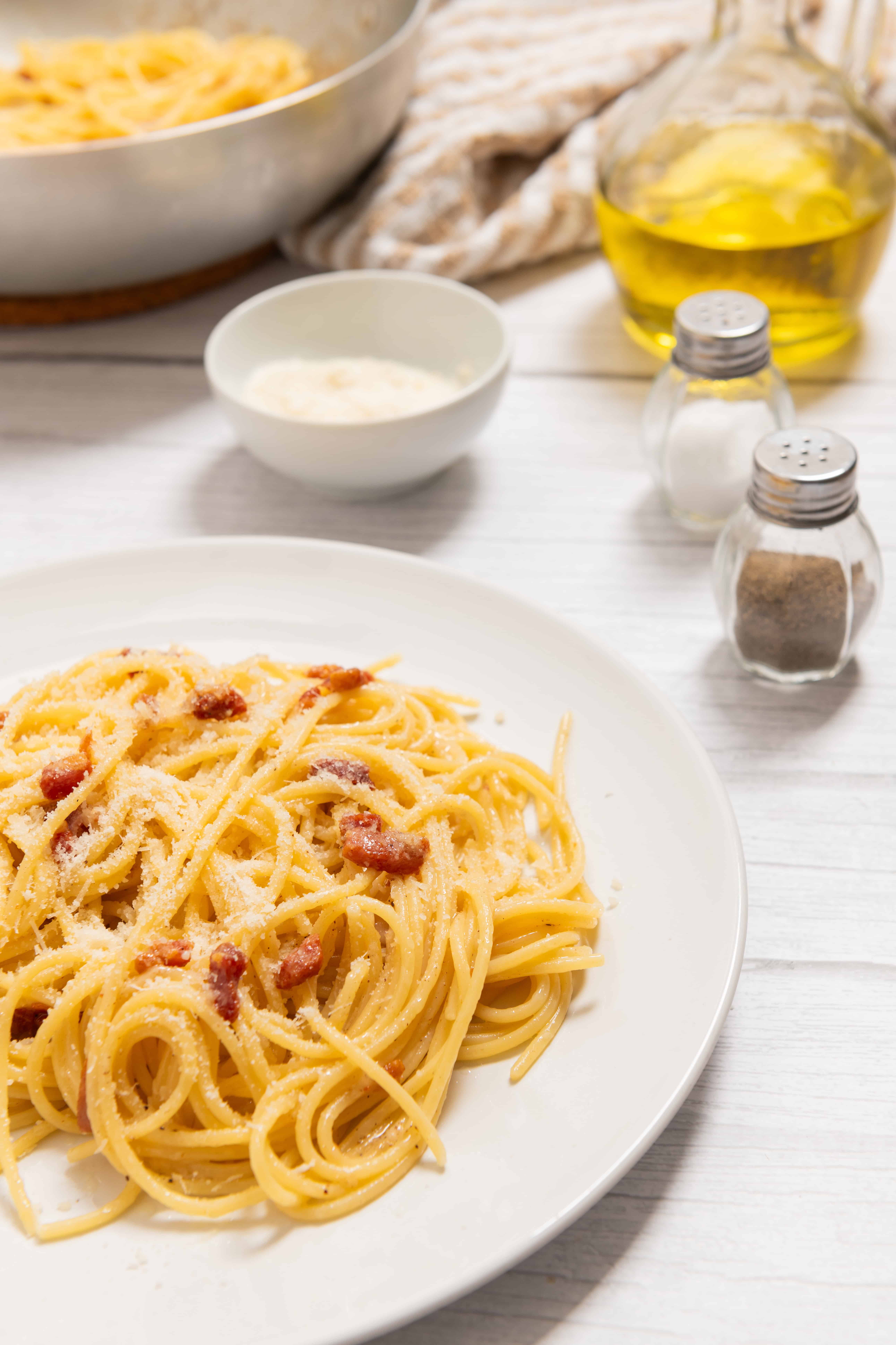 Pancetta Pasta - About a Mom