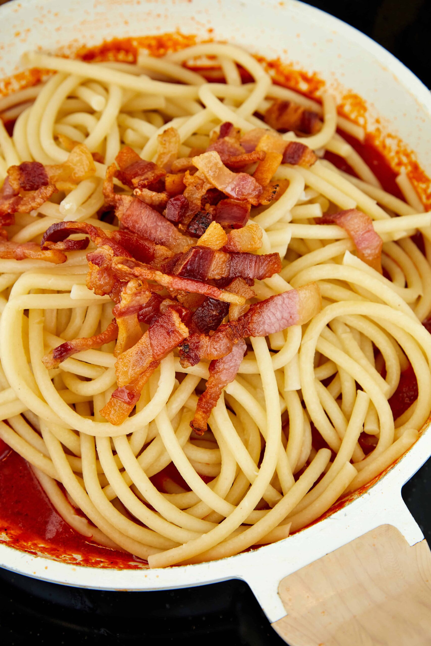 Pasta all'Amatriciana Recipe - About a Mom