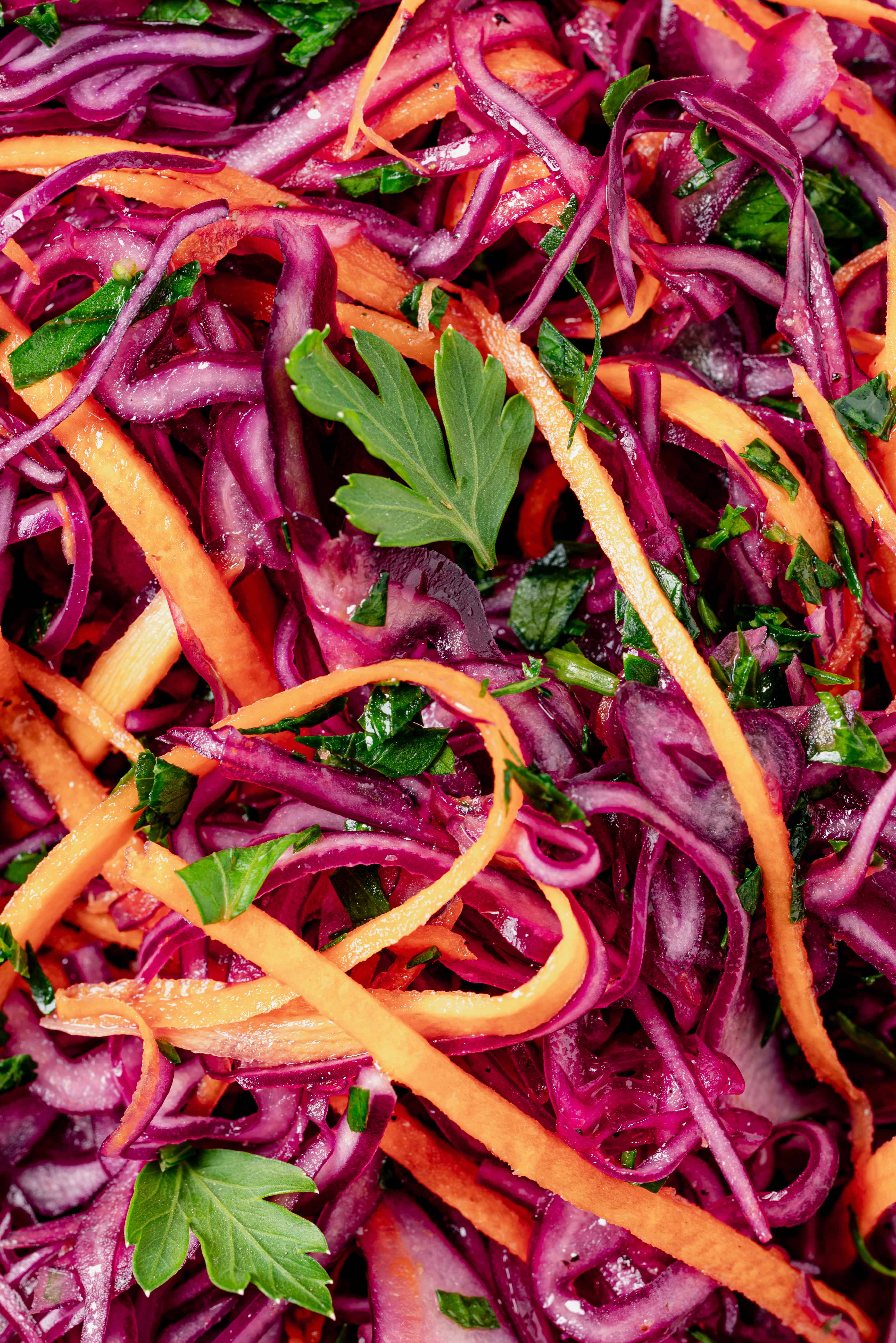 Red Cabbage Slaw - About a Mom