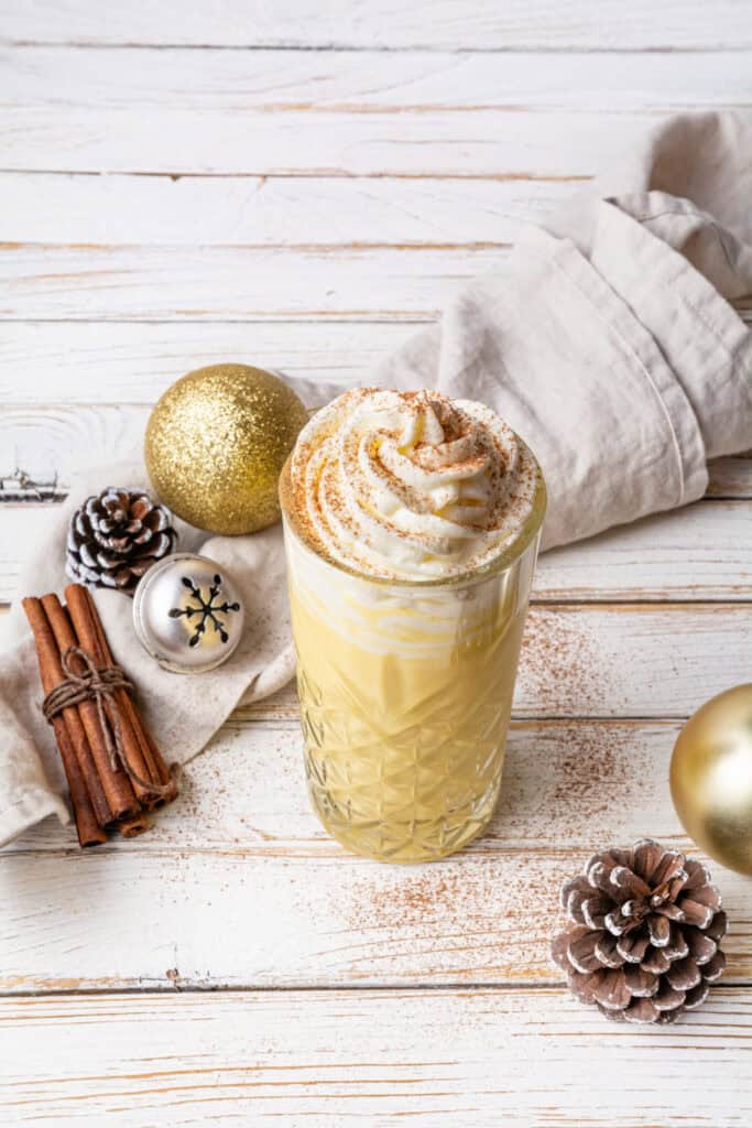 Eggnog Milkshake - About a Mom