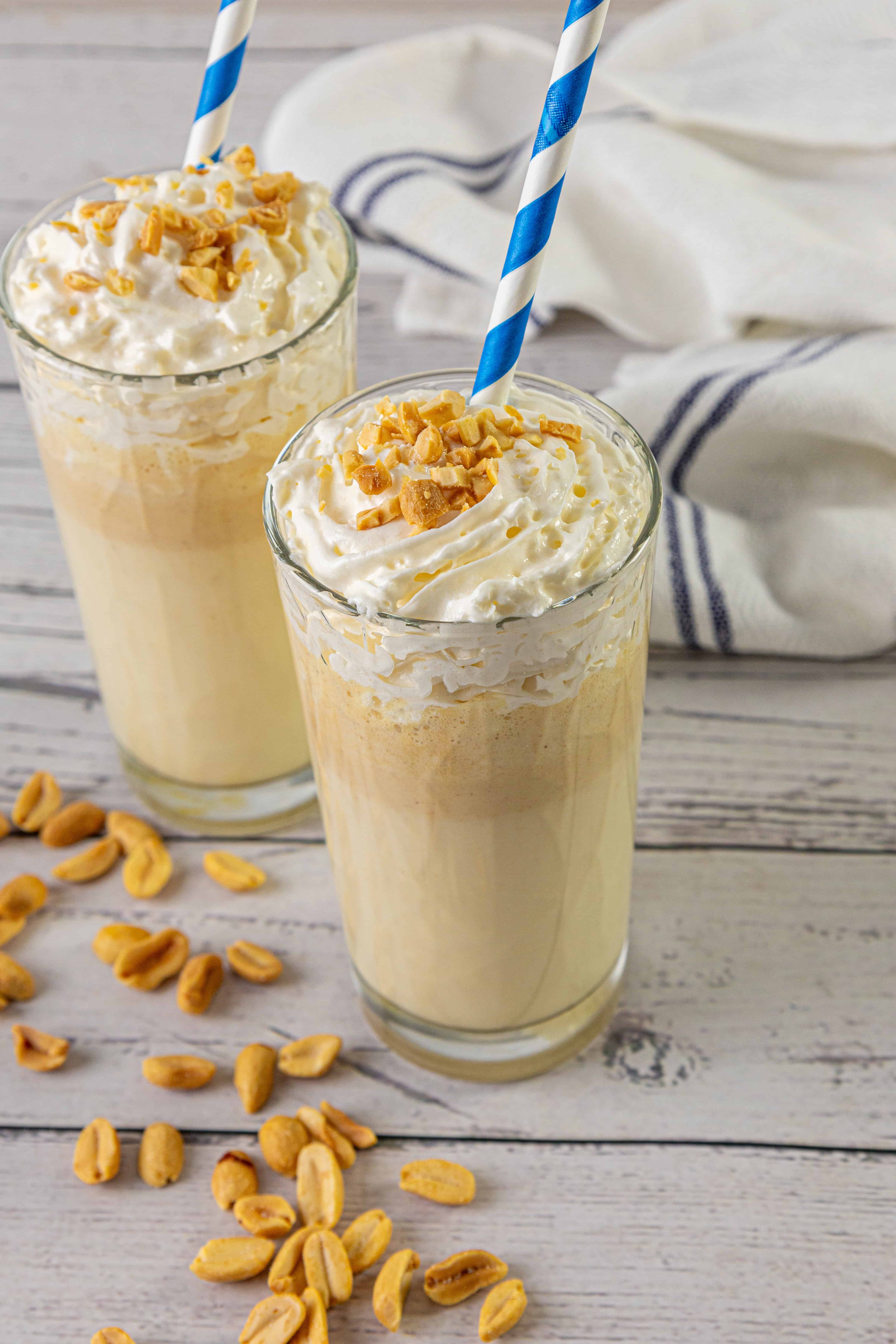 Peanut Butter Milkshake - About a Mom