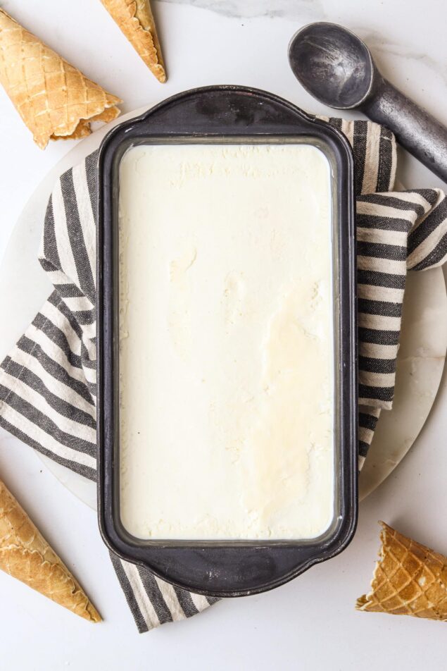 Condensed Milk Ice Cream Recipe - About a Mom