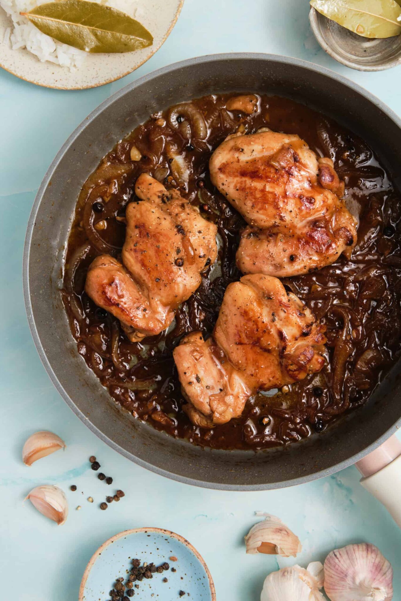 Filipino Chicken Adobo - About a Mom
