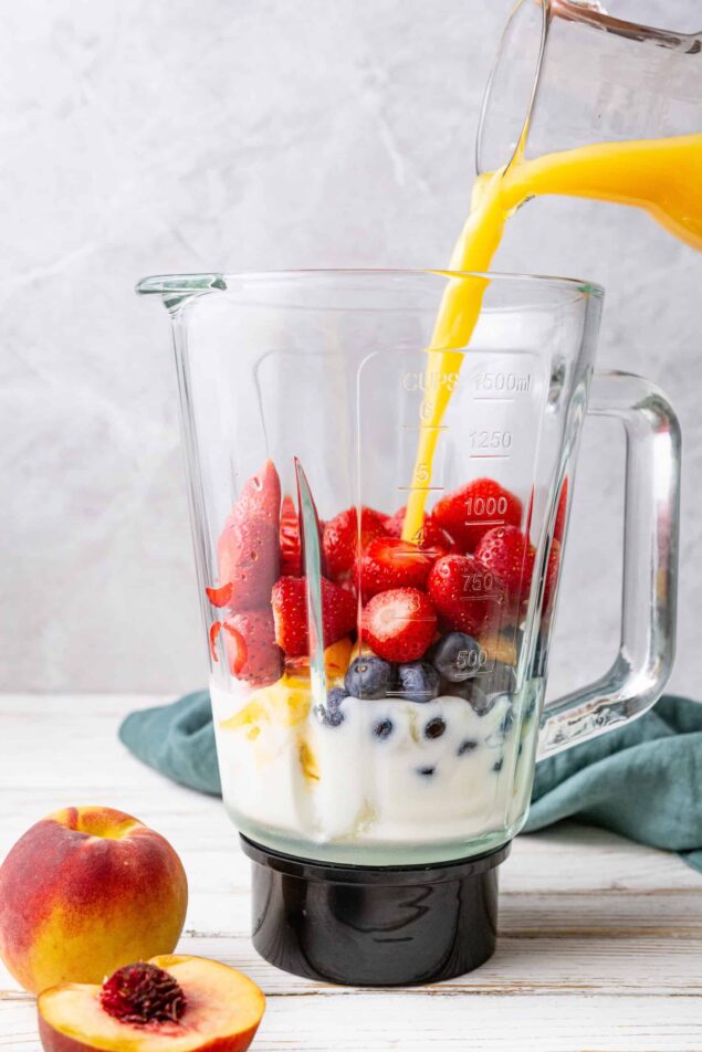 Fruit Smoothie Recipe - About a Mom