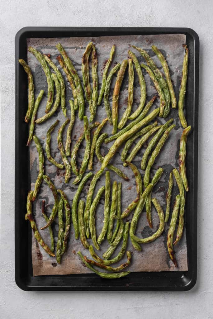 Roasted Green Beans - About a Mom