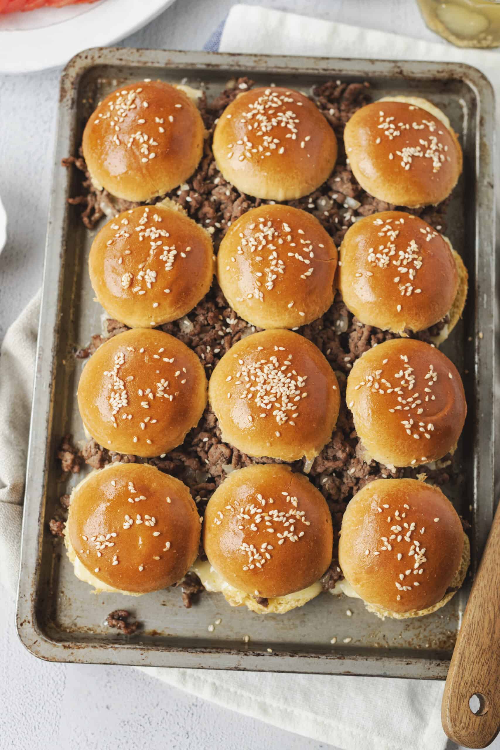 Cheeseburger Sliders - About a Mom
