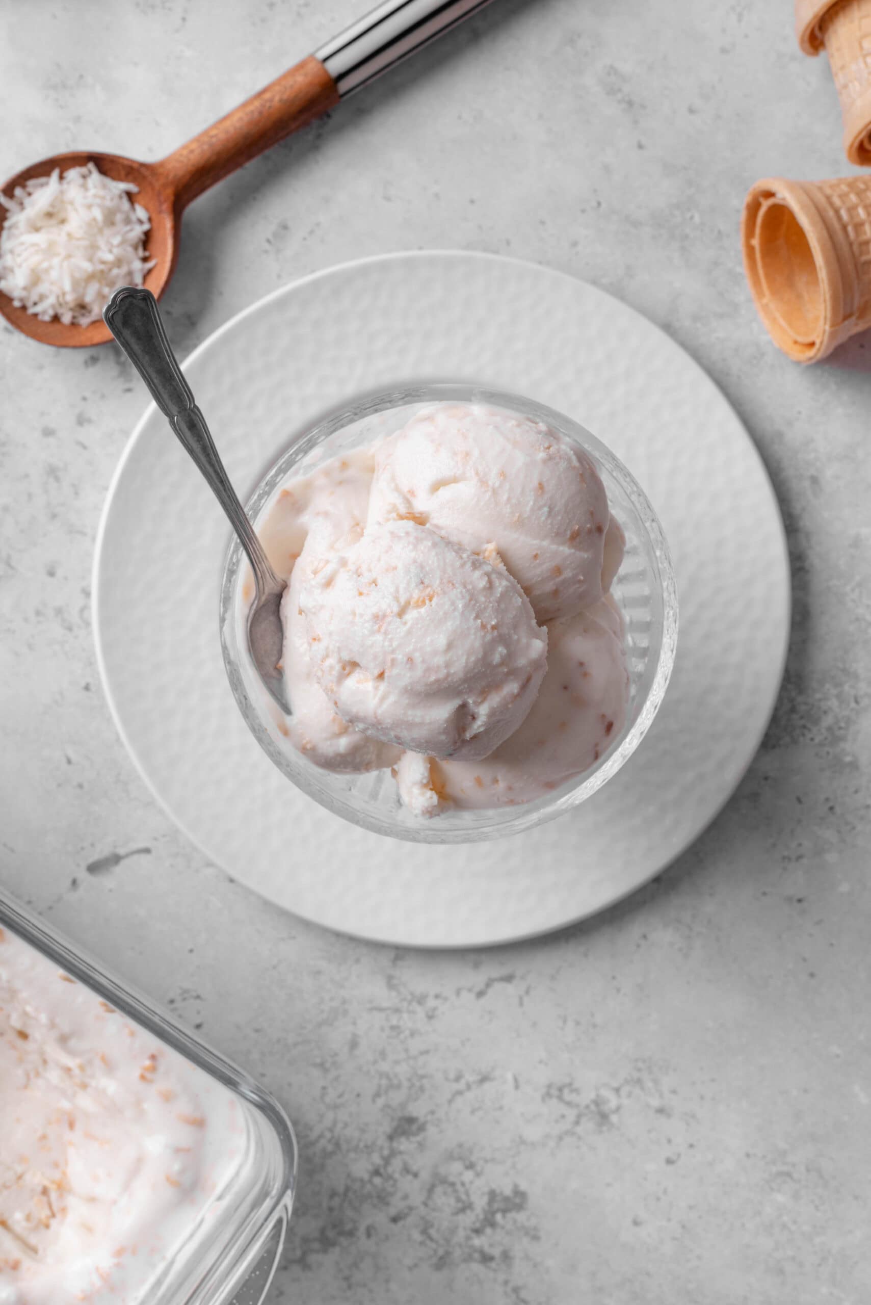 Coconut Ice Cream Recipe - About a Mom