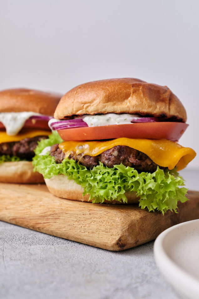 Ranch Burgers Recipe - About a Mom
